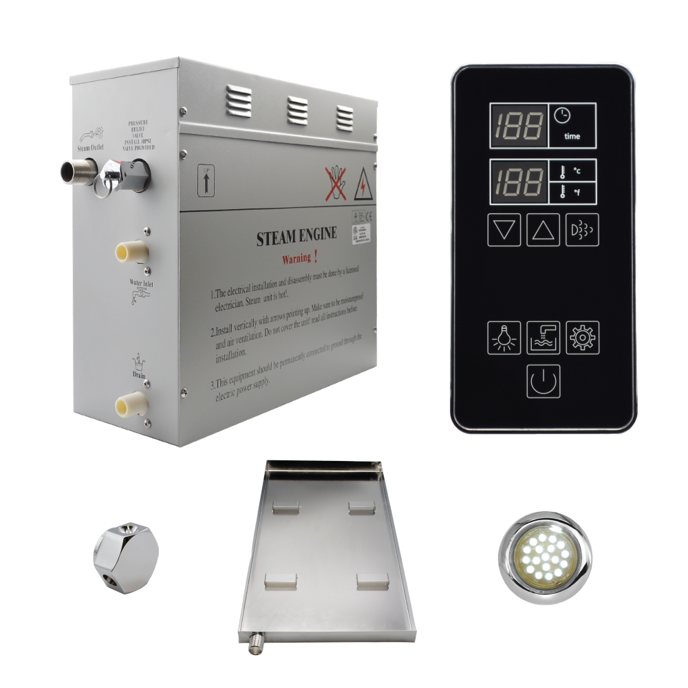 Superior SteamPoint Steam Generator Kit with Drip Pan and White Light