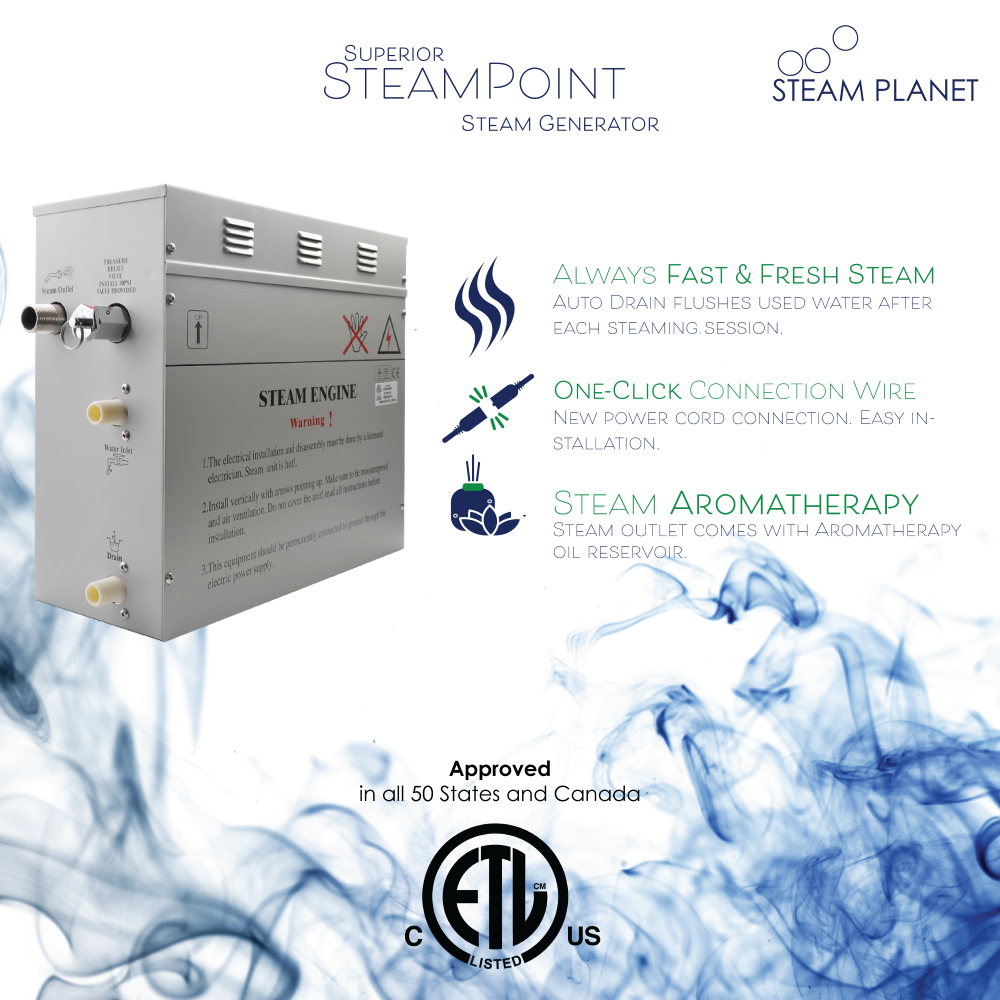 Superior SteamPoint Plus Steam Generator Kit