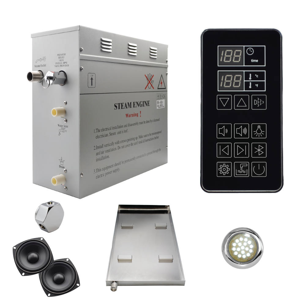 Superior SteamPoint Plus Steam Generator Kit with Drip Pan and White Light