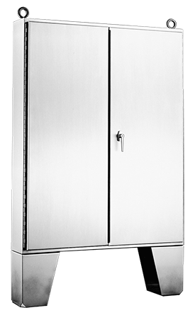 Hoffman A604816SSLP Type 12 Two-Door Stainless Steel Floor-Mount ...