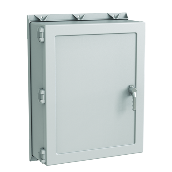 Hoffman A30H2408GQRLP3PT Type 4X Hinge-Cover Enclosure with 3-Point ...