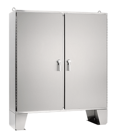 Hoffman A74H7218SS6LP3PT Type 4X Two-Door Enclosure with 3-Point ...