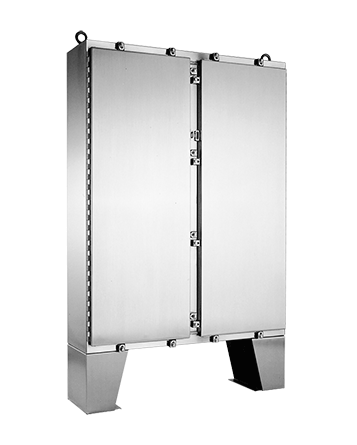 Hoffman A74H6012SSLP Type 4X Stainless Steel Two-Door Enclosure with ...