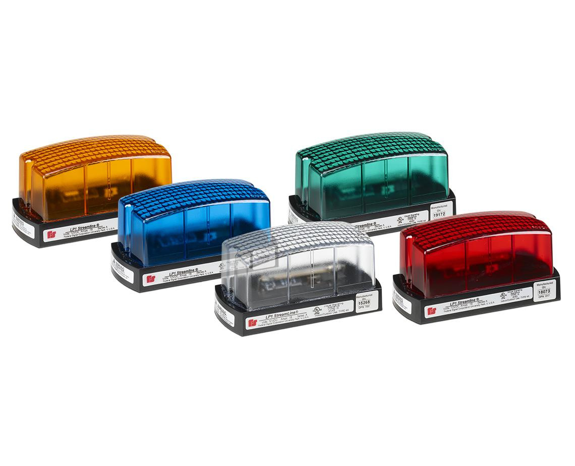 Federal Signal LP1-024R 24VDC Red Low Profile StreamLine Strobe Light ...