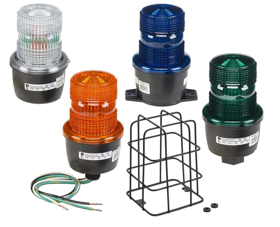 Federal Signal LP3PL-120B 120VAC Blue Low Profile StreamLine LED Light ...