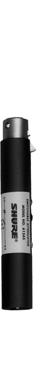 Shure A15AS In-line Switchable Attenuator | Southern Electronics