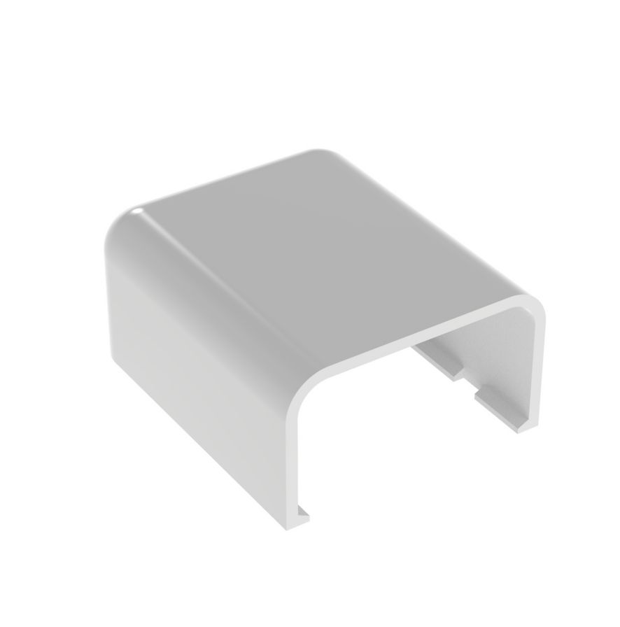 Panduit ECF10WH-X White Surface Raceway End Cap, 10 Pack | Southern ...