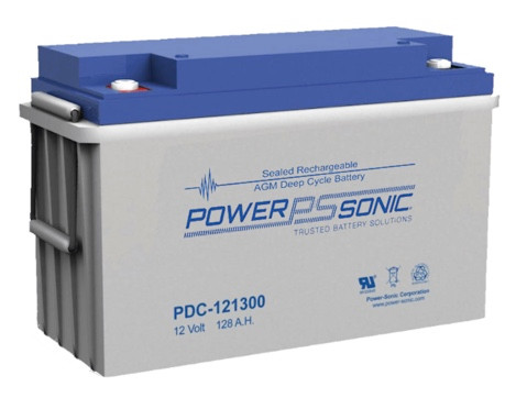 Power Sonic PDC-121300 M8 12V 129Ah Deep Cycle AGM Battery | Southern ...