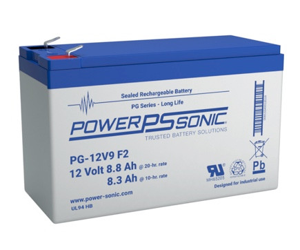 Power Sonic PG-12V9 F2 FR 12V 8.8Ah Long Service Life VRLA Battery ...
