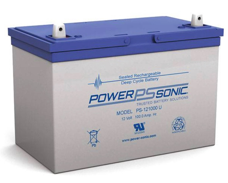 Power Sonic PS-121000 M6 12V 100Ah General Purpose VRLA Battery ...