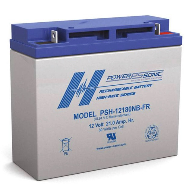 Power Sonic PSH-12180 NB2 FR 12V 21Ah High-Rate VRLA Battery | Southern ...