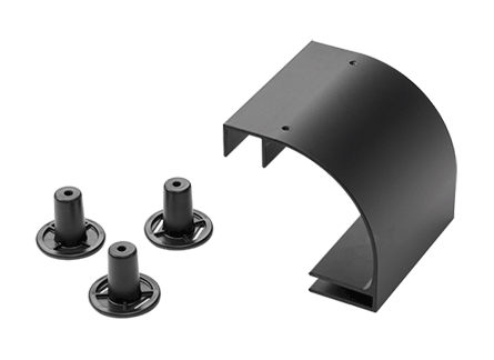 Hoffman LRD6BLK Ladder Rack Radius Drop Kit | Southern Electronics