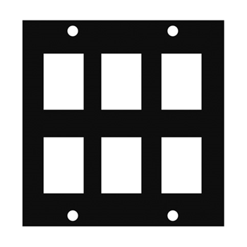 Middle Atlantic KEY-6 Six Keystone Punchout UCP Module | Southern ...