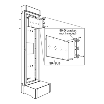 Middle Atlantic SR-SUB SR Series Subplate Mounting Kit | Southern ...