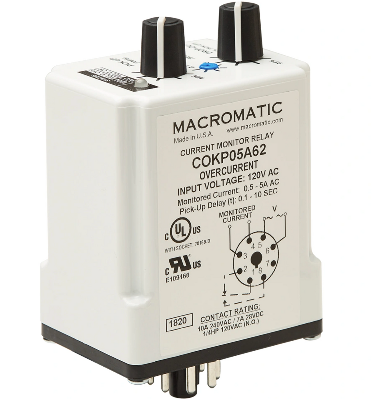 Macromatic COKP05A62 Current Sensing Relay | Southern Electronics