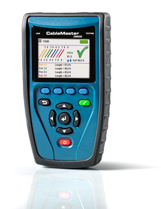 Softing 226515 CableMaster 600 Cabling Tester for Network, Telephone ...