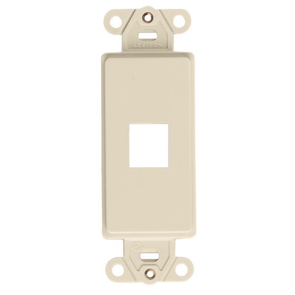 Leviton 41641-I QuickPort Decora Insert, 1-Port, Ivory | Southern ...