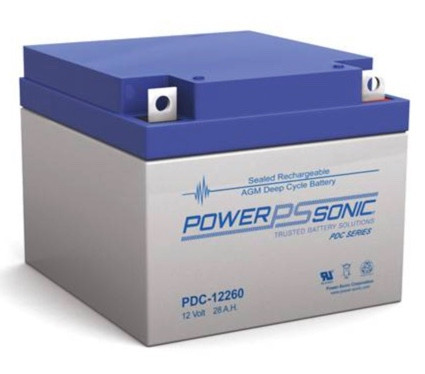 Power Sonic PDC-12260 NB2 12V 27.8Ah Deep Cycle VRLA Battery | Southern ...