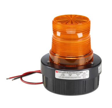 Federal Signal AV1-LED-024A 24VDC Amber Audible Visual Flashing LED ...
