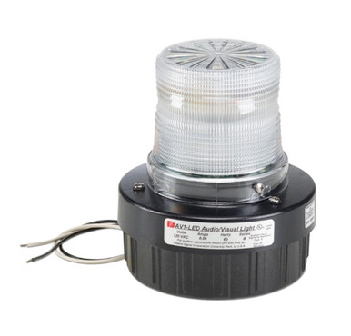 Federal Signal AV1-LED-024C 24VDC Clear Audible Visual Flashing LED ...