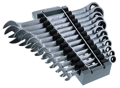 Wiha 30394 12 Piece Combination Ratchet Wrench Set - SAE | Southern ...