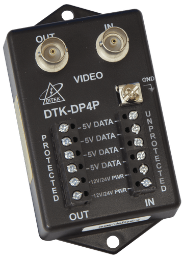 Ditek DTK-DP4P PTZ Camera Coax Surge Protector | Southern Electronics