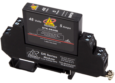 Ditek DTK-DR48B Low Voltage DIN Rail Surge Protector | Southern Electronics