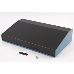 Hammond Manufacturing 1456PH3BKBU Sloped Aluminum Console Enclosure ...