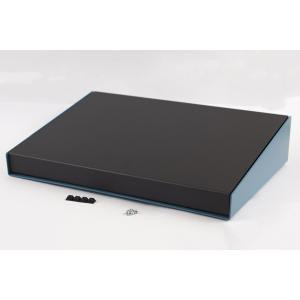 Hammond Manufacturing 1456RL1BKBU Sloped Aluminum Console Enclosure ...