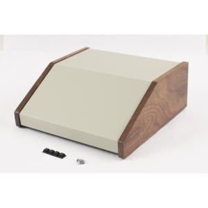 Hammond Manufacturing 1456KK4WHCWW Sloped Aluminum Console Enclosure ...