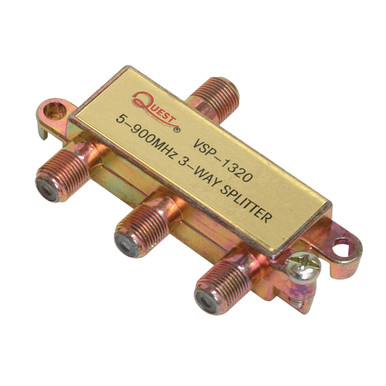 Quest VSP-1320 3-Way 900 Mhz CATV Splitter | Southern Electronics