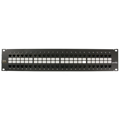 Leviton 5G270-U48 Cat 5e QuickPort Patch Panel, 48-Port, 2RU | Southern ...