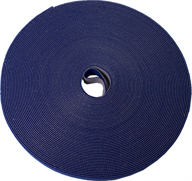Vertical Cable 045-V34/75BL 75Ft Roll Velcro Tie Wrap, 3/4" Wide, Blue ...