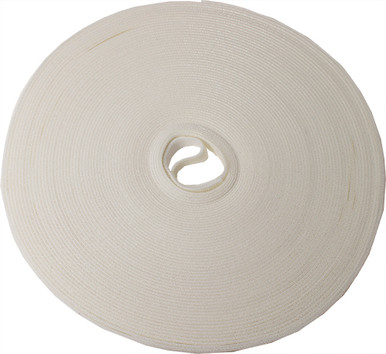 Vertical Cable 045-V34/75WH 75Ft Roll Velcro Tie Wrap, 3/4" Wide, White ...