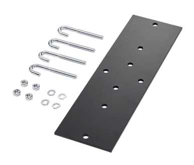 Hoffman LRRMPBLK Ladder Rack Rack-to-Runway Mounting Plate Kit ...