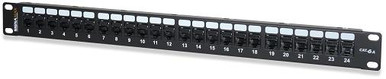 SignaMax 24458-C6A 24-Port Category 6A MT-Series Unscreened Patch Panel ...