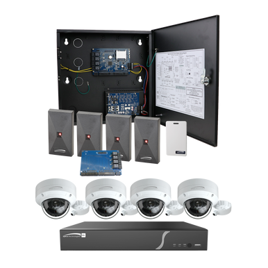 Speco ACKIT2VIDB 4 Door Access Control System & Video Integrated System ...