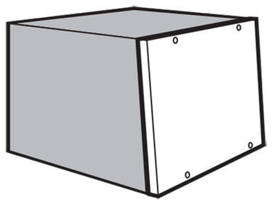 Hoffman PCS46F Cover for Upper Front of Sloped Front Enclosures ...