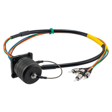 L-Com FCA-M8-FMSTM2MT-1 4 Channel TFOCA 2 Flange Mount Receptacle ...