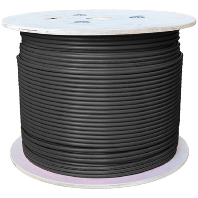 Vertical Cable 168-400/S/P/BK Cat6 Shielded Plenum 1,000Ft Black Spool ...