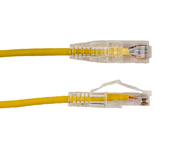 Vertical Cable 077-2054/5YL 5Ft. Yellow Cat6A Slim Patch Cord ...