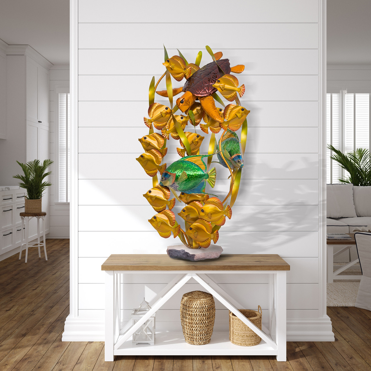 Reef Paradise Tabletop Metal Sculpture CO124