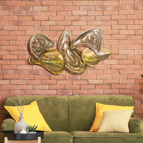 Oyster Shells Metal Wall Art MM305