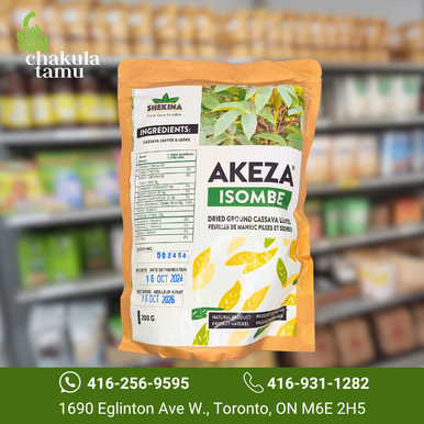 Isombe Dried Cassava - Akeza - Chakula Tamu