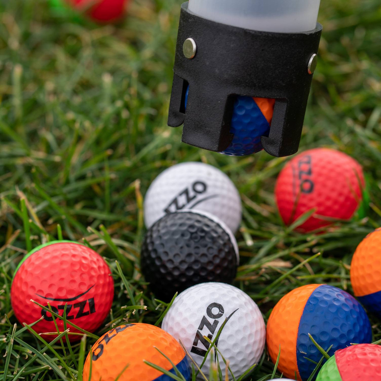 Izzo Golf Tru-Spin Practice Balls & Ball Shagger | RockBottomGolf.com