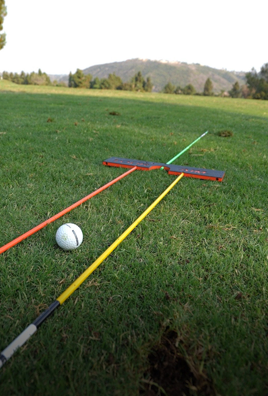 Tour Aim Golf Alignment Tool with 3 Alignment Sticks | RockBottomGolf.com