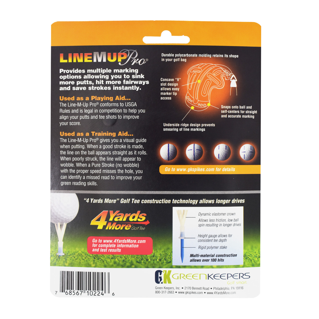 Line M Up PRO Mini Marker Golf Ball Alignment System | RockBottomGolf.com