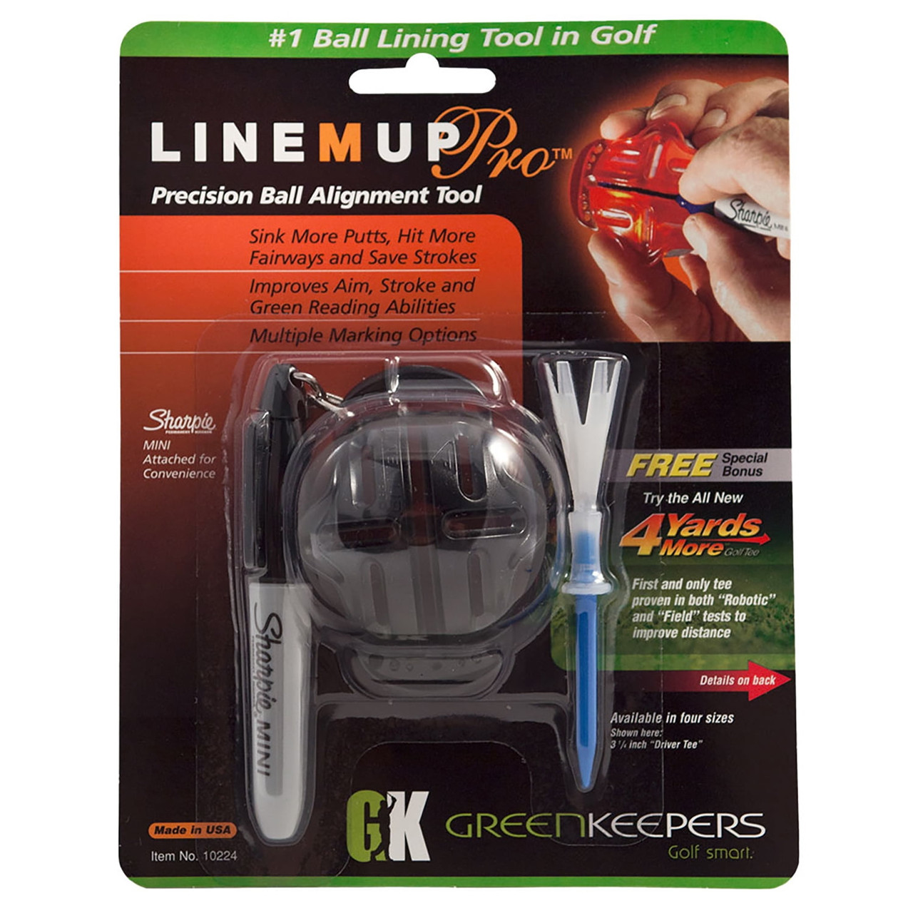 Line M Up Golf PRO Mini Marker Golf Ball Alignment System ...