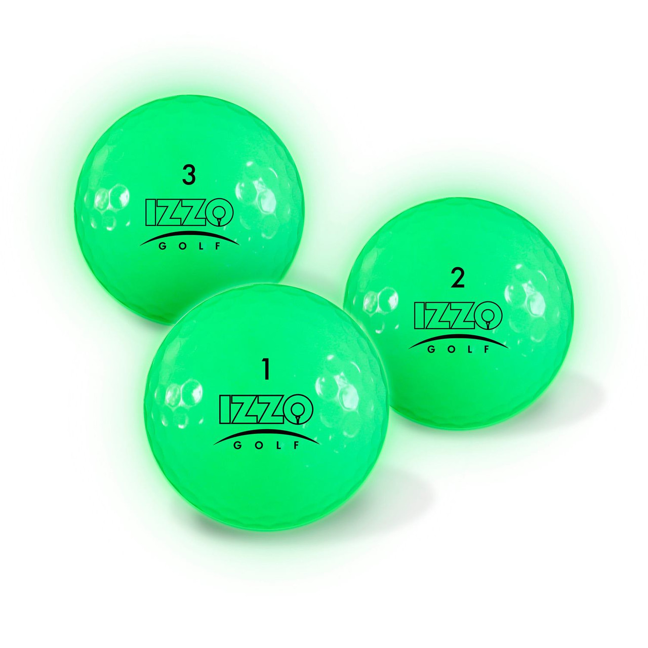 Izzo Golf Lite4Nite Golf Balls 12 Pack | RockBottomGolf.com
