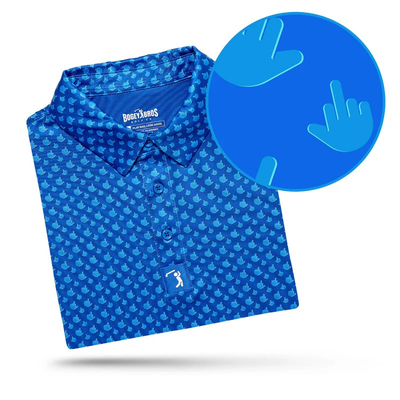 Bogey Bros Golf Birdie Finger Polo | RockBottomGolf.com